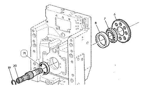 1013-SK15 Uszczelniacz wałka WOM John Deere AL76984,
