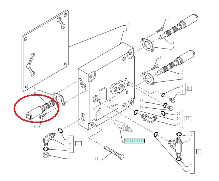 84273815 ELEKTROZAWÓR CASE PUMA , MAGNUM , MXM , STEYR CVT , PROFI ...